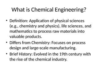 Chemical_Engineering_Intro power point pre | PPTX