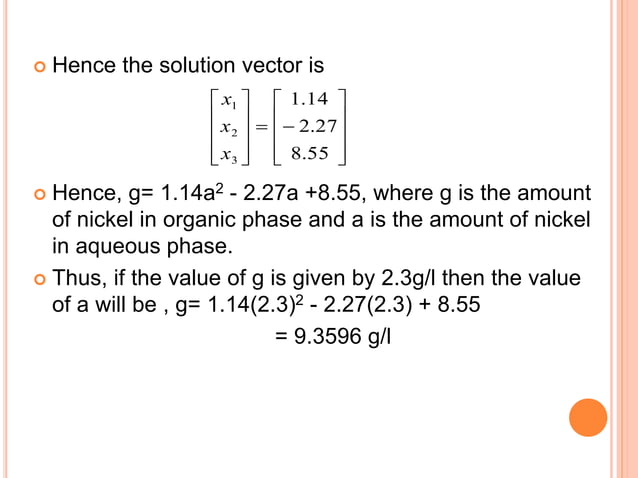 Gauss jordan and Guass elimination method | PPTX | Chemistry | Science