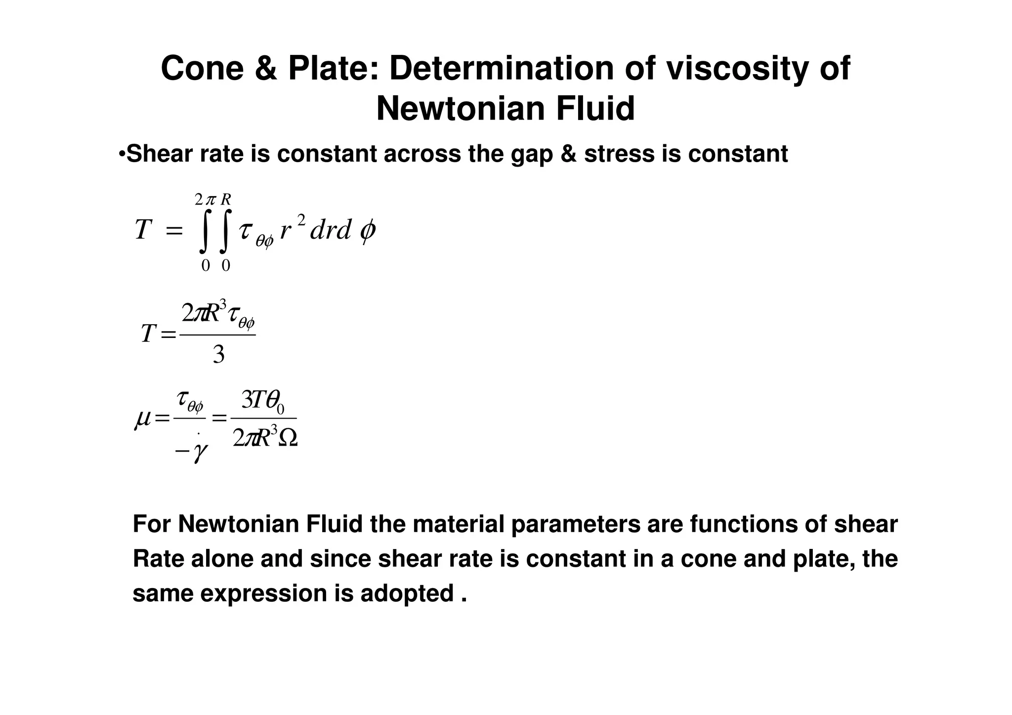 characterization of newtonian & Non-Newtonian Fluids in Dynamic Shear ...