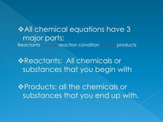 Chemical equation | PPTX