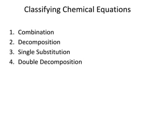 Chemical equation | PPTX