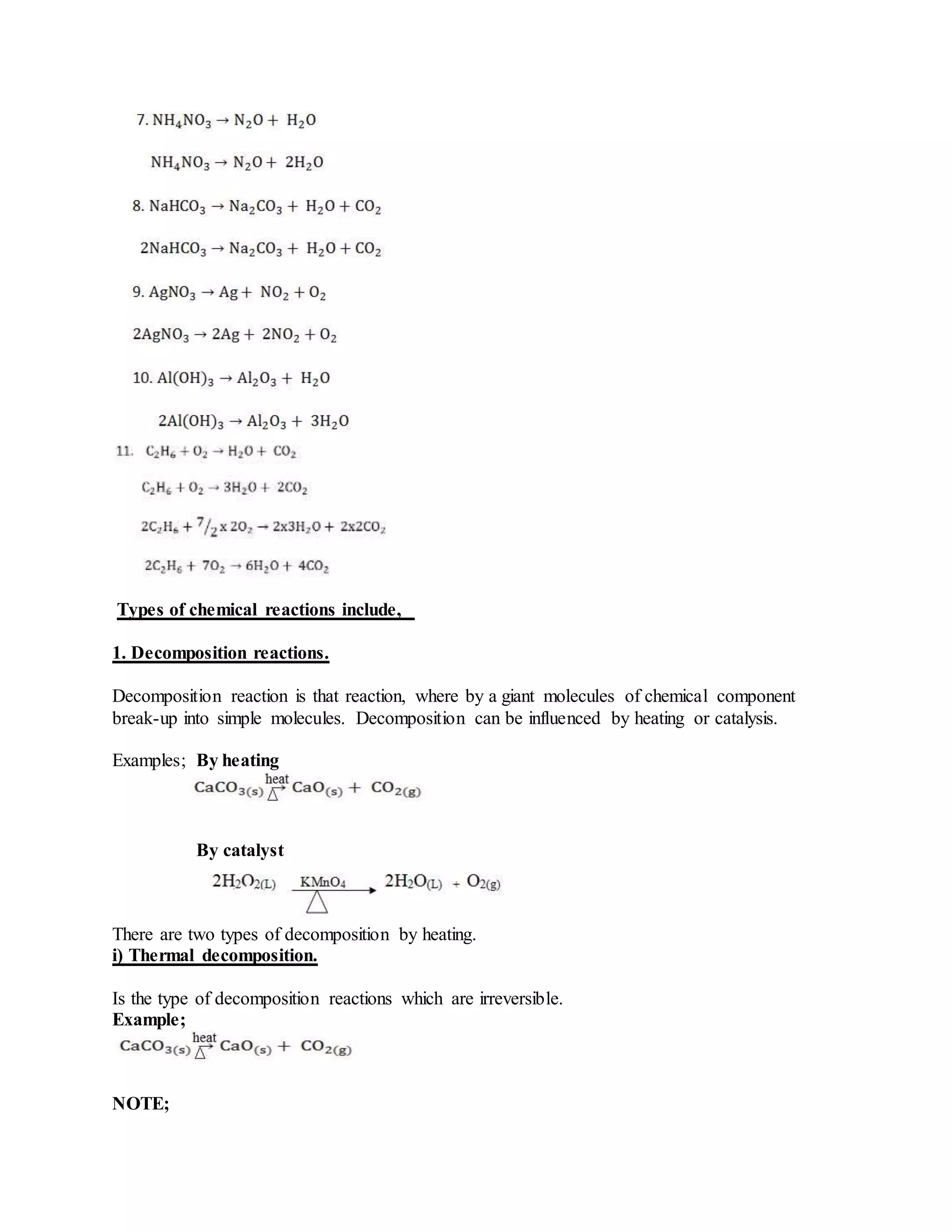 Chemical equation | DOCX