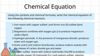 Chemical Equation power point presentation | PPTX