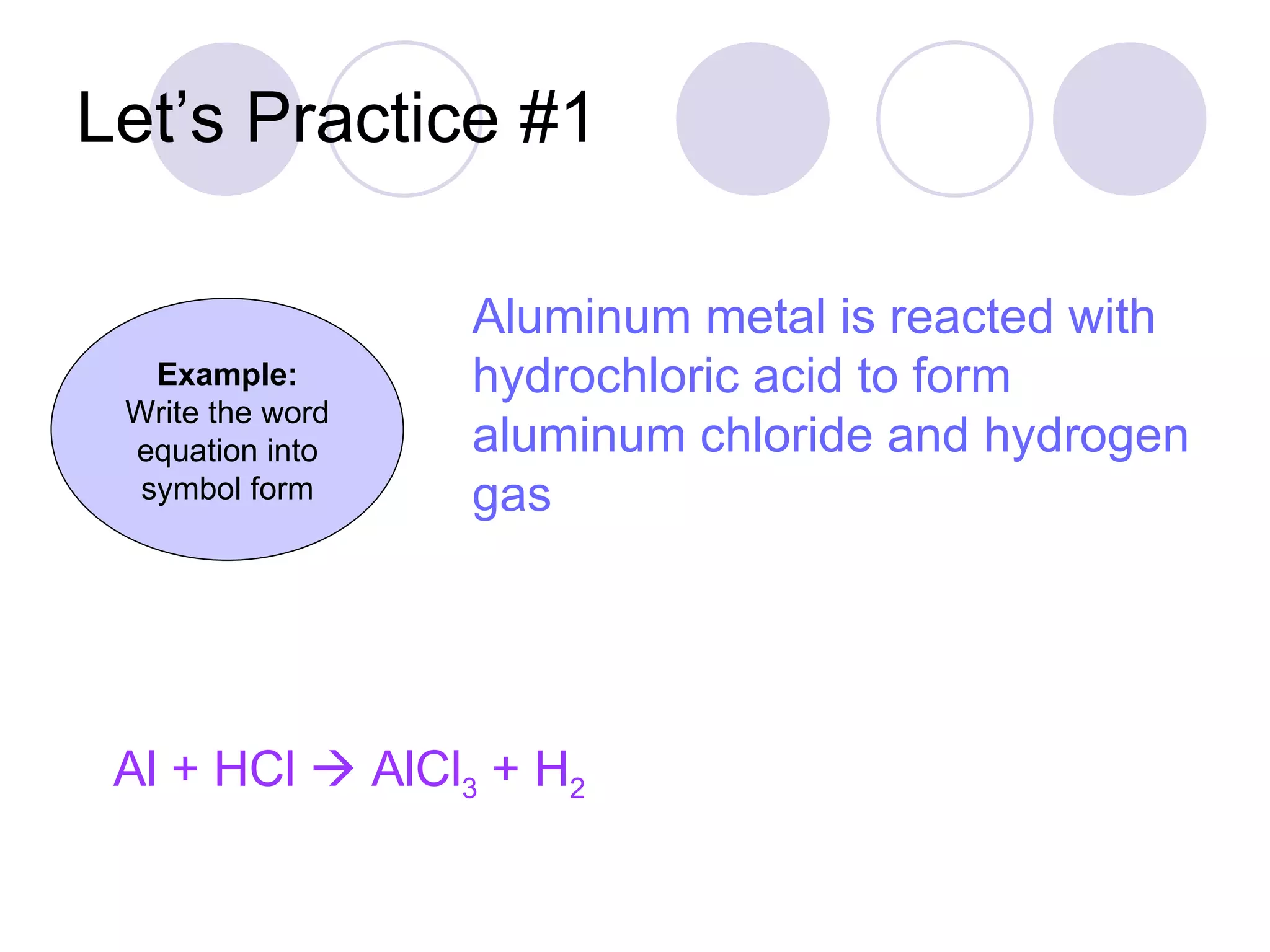 Chemical equations | PPT