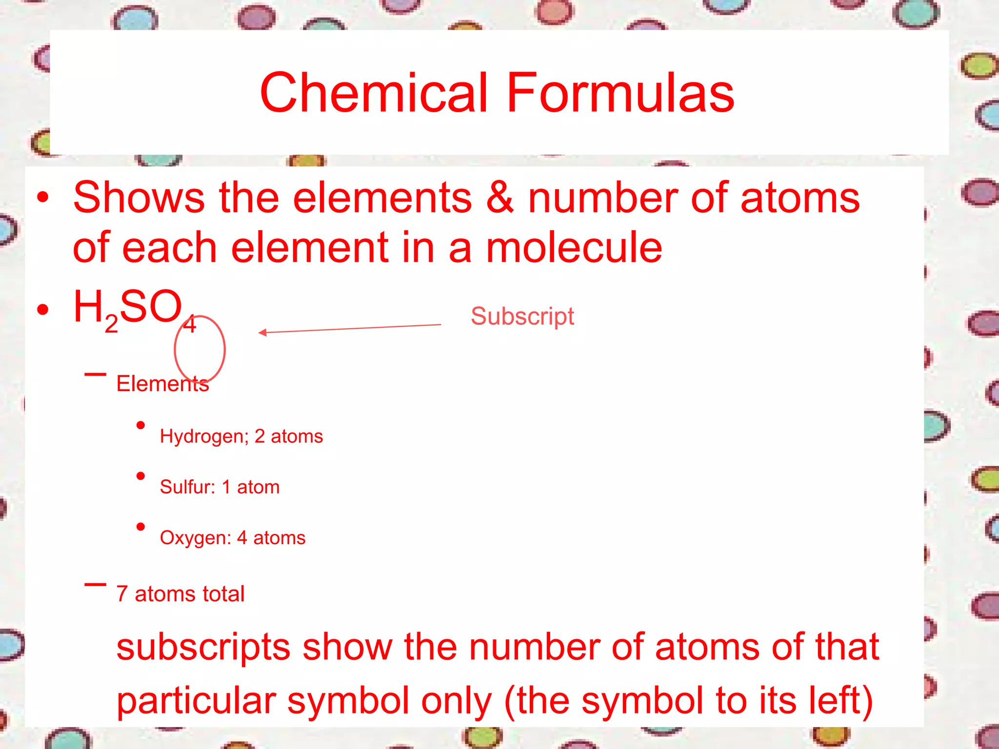 Chemical equations 11 | PPT