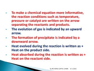 Chemical equations and their types | PPTX