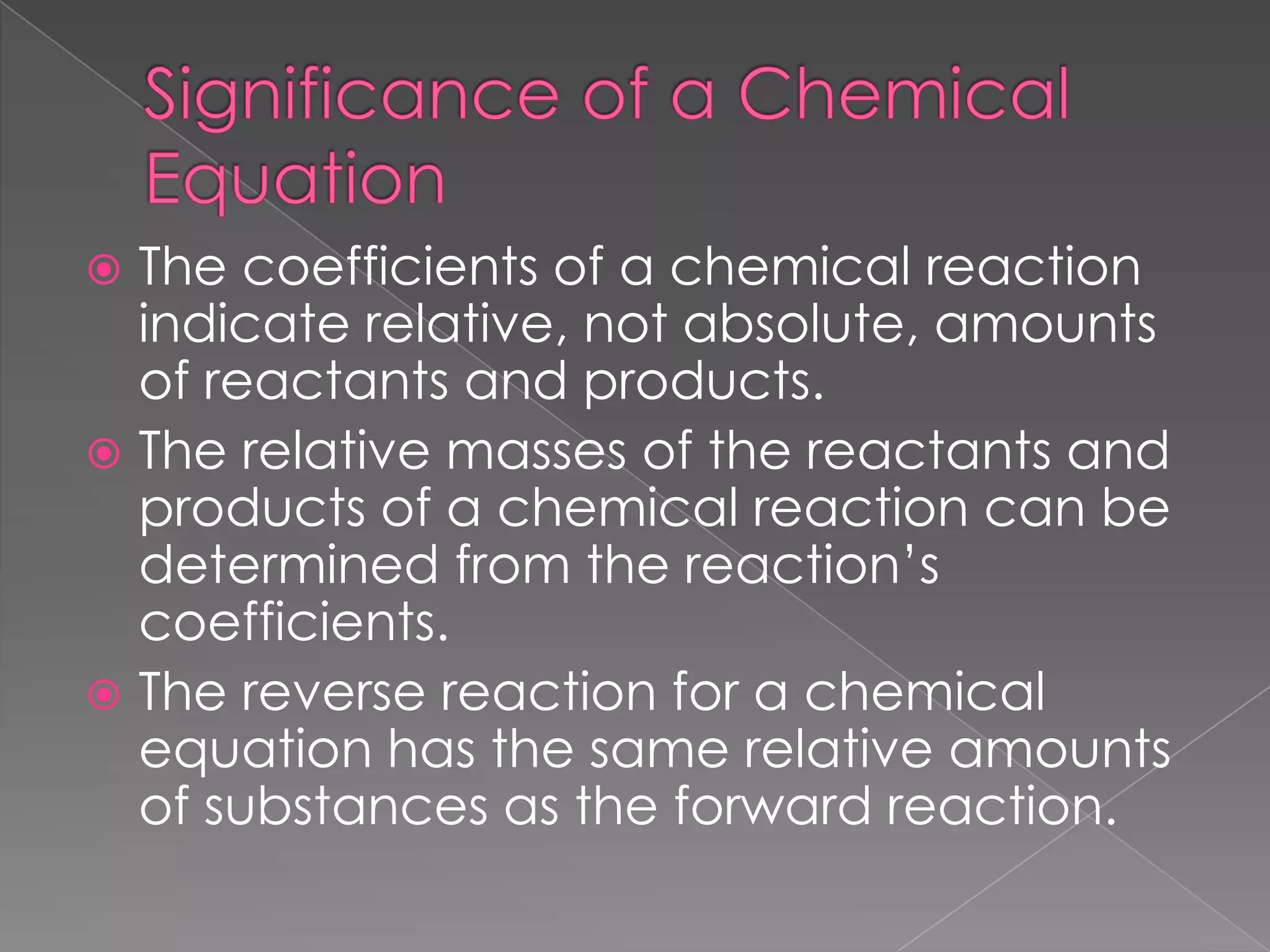 Chemical equations and reactions | PPT