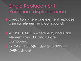 Chemical equations and reactions | PPTX
