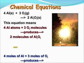 Chemical equations and reactions | PPT