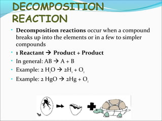 Chemical equations and reactions | PPT