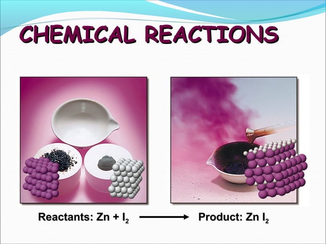 Chemical equations and reactions | PPT