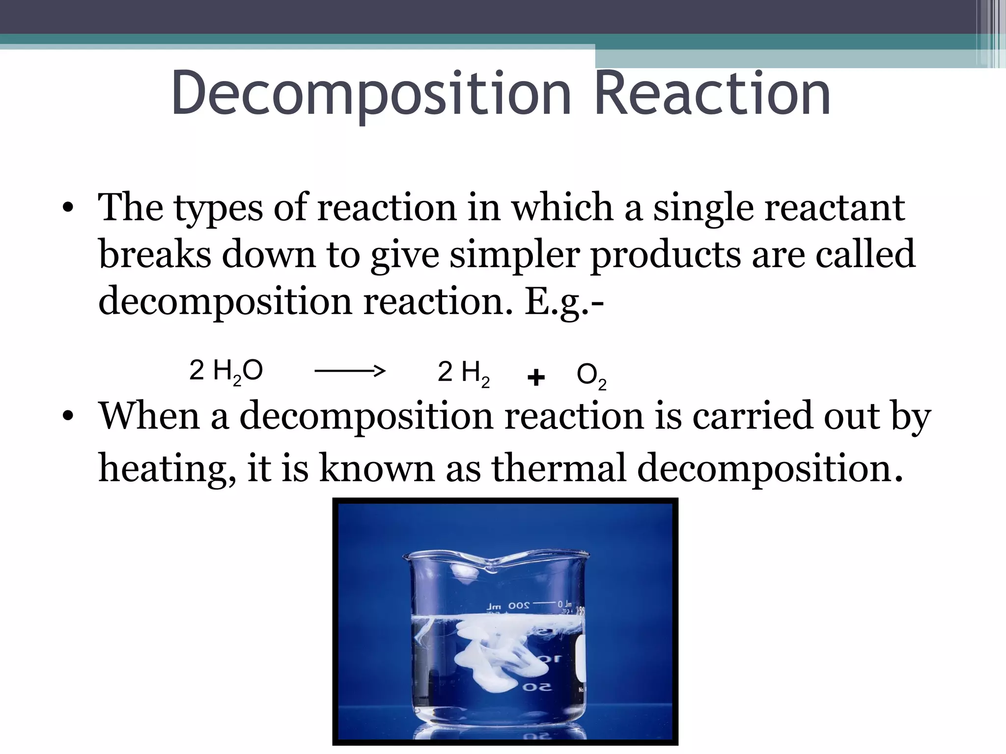 Chemical equations and reactions | PPT