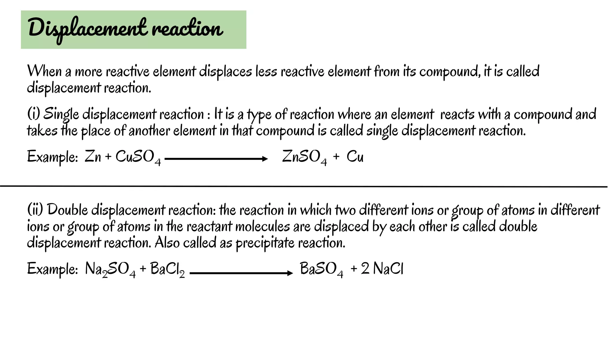 Class 10 l Science l Chemistry l Lesson 1: Chemical equations and ...