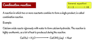 Class 10 l Science l Chemistry l Lesson 1: Chemical equations and ...