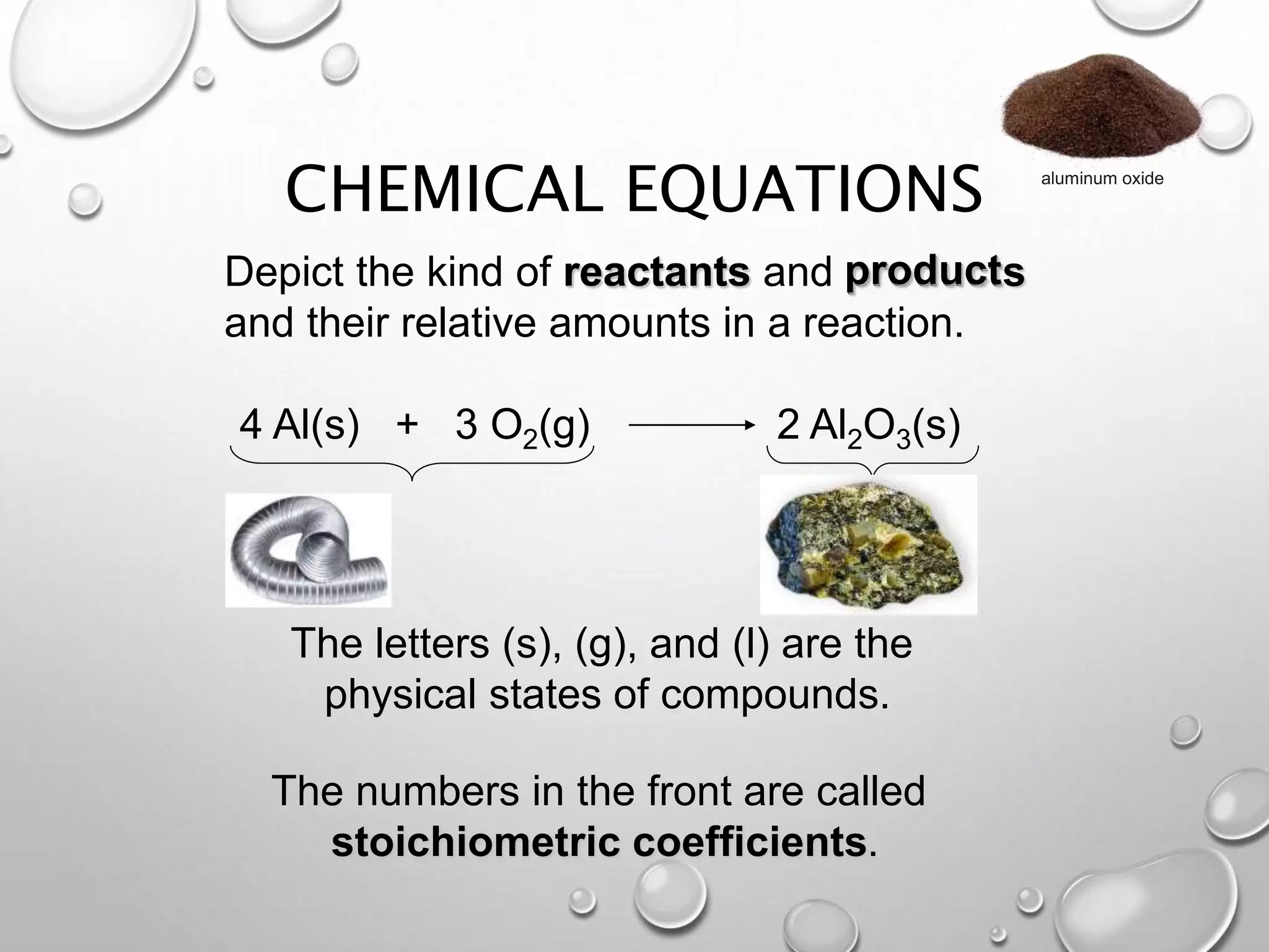 Chemical equations & reactions | PPTX | Chemistry | Science