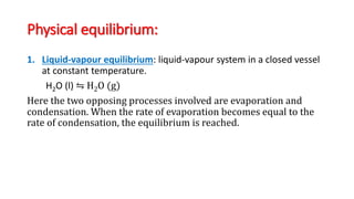 Chemical equiilibrium | PPT