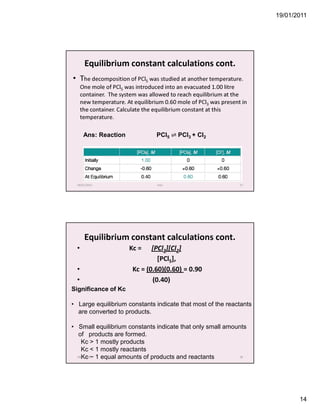 Chemical equilibrium | PDF