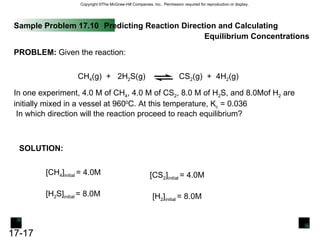 Chemical equilibrium | PPT