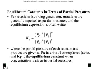 Chemical equilibrium | PPT