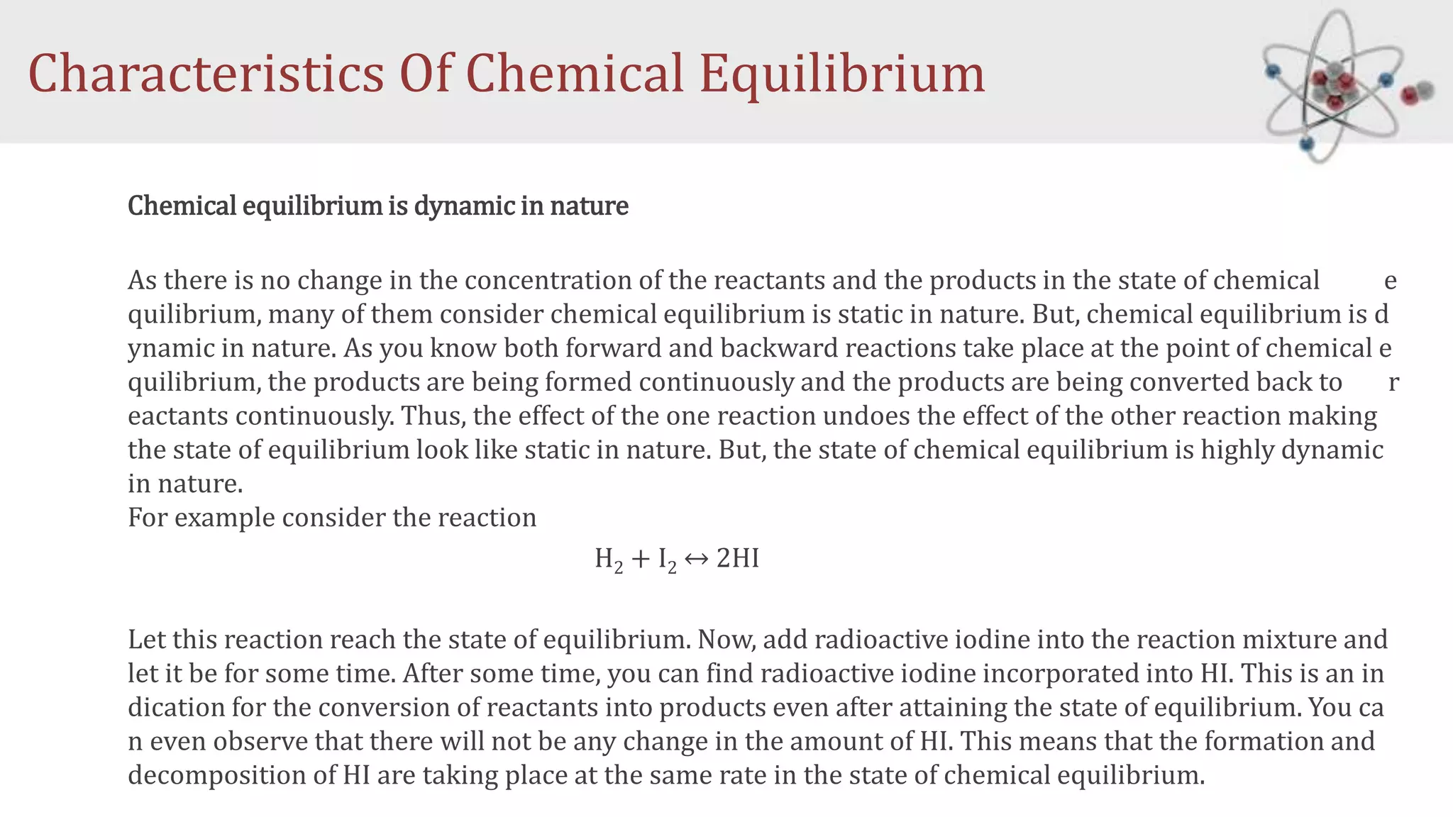 Chemical Equilibrium | PPTX