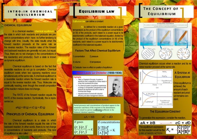 Chemical equilibrium | PPT