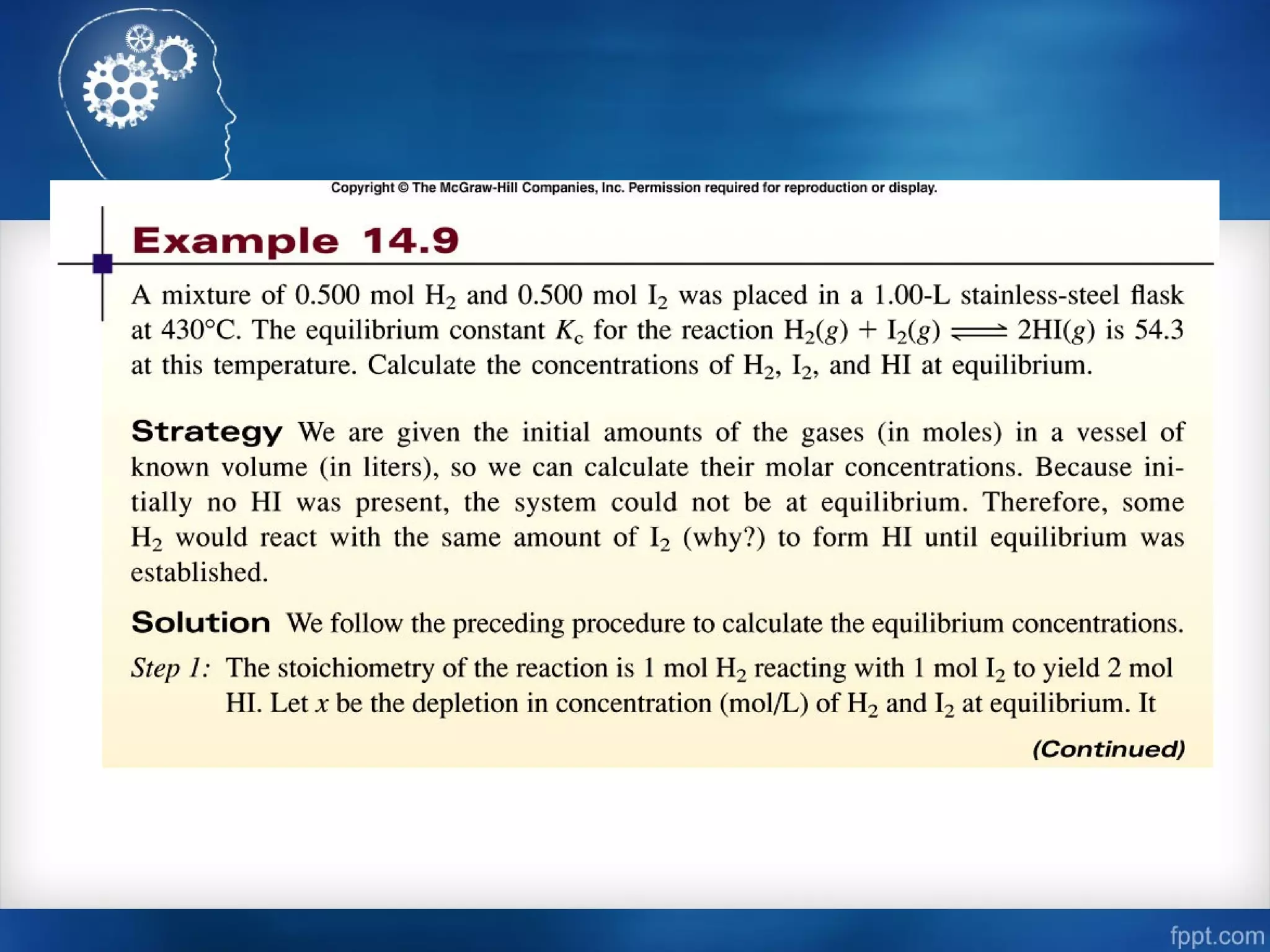 Chemical equilibrium | PPT | Chemistry | Science
