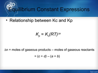Chemical equilibrium | PPT