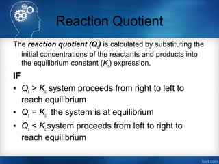 Chemical equilibrium | PPT