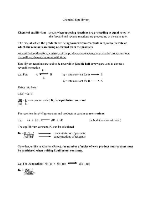 chemical_equilibrium.pdf | Chemistry | Science