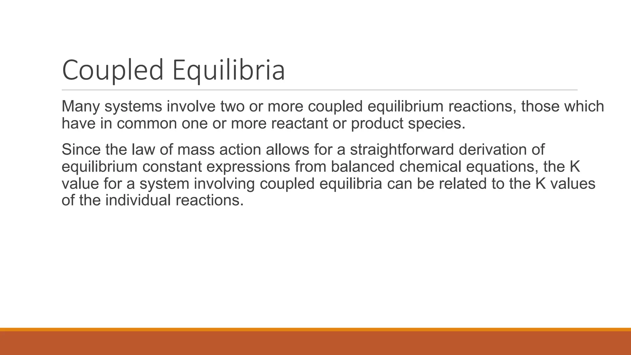 chemical equilibrium - general and inorganic chemistry | PPTX
