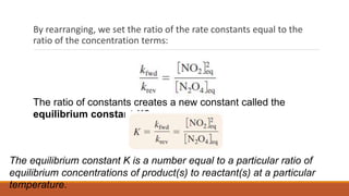 chemical equilibrium - general and inorganic chemistry | PPTX