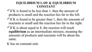 chemical equilibrium for shs. Very comprehensive | PPTX