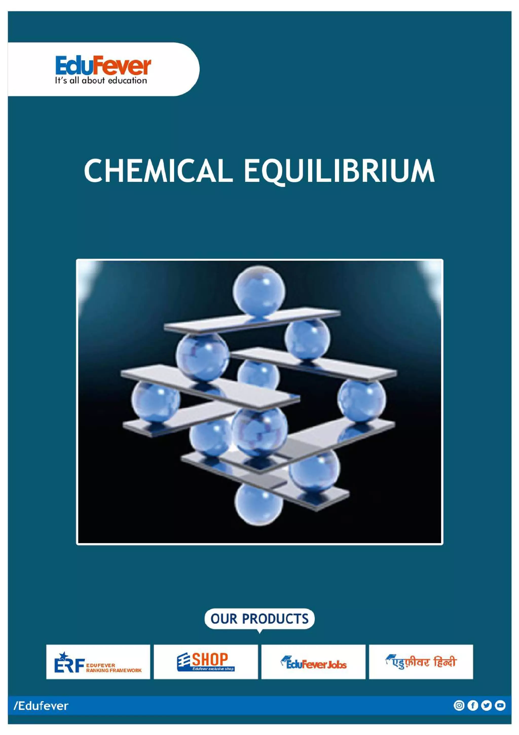 Chemical Equilibrium - Chemistry Revision Notes | PDF