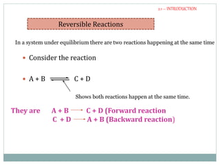 Chemical equilibrium srp | PPTX
