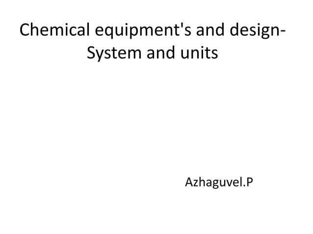 system and units | PPT