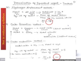 Chemical equivalents | PPTX