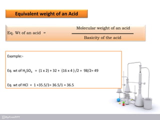 Chemical equivalents | PPT
