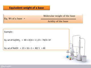 Chemical equivalents | PPT