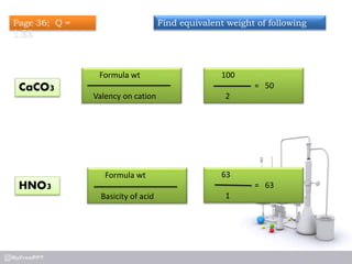 Chemical equivalents | PPT