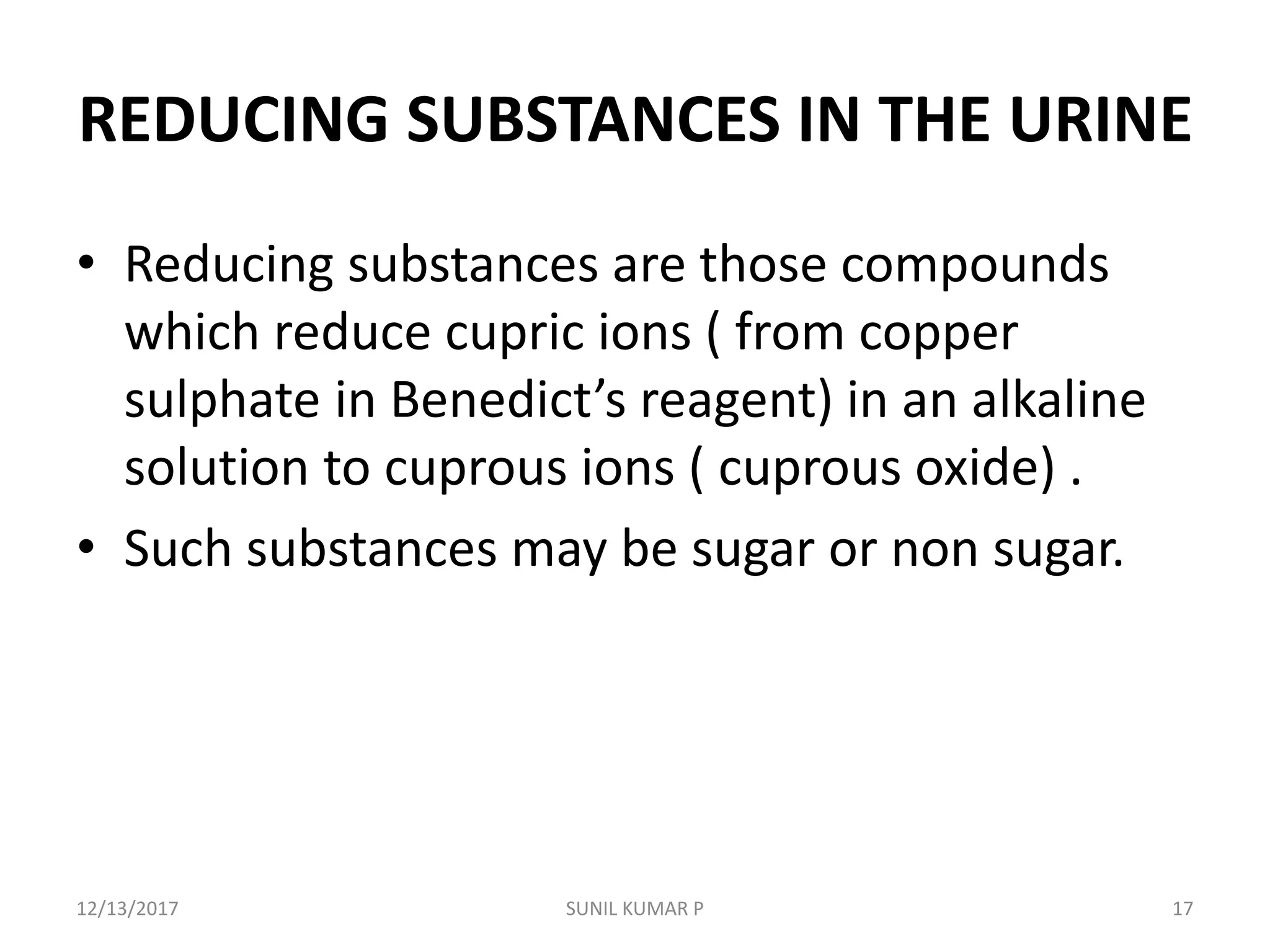 Chemical examination of urine | PPTX