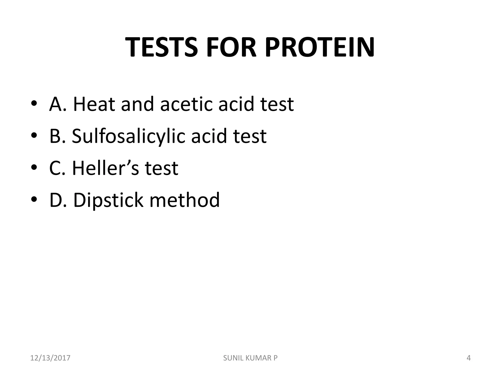 Chemical examination of urine | PPTX