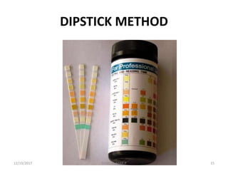 Chemical examination of urine | PPT