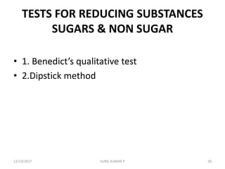Chemical examination of urine | PPT