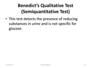 Chemical examination of urine | PPT