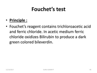 Chemical examination of urine | PPT