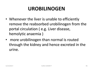 Chemical examination of urine | PPT