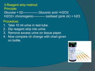 Chemical examination of urine 2 | PPT