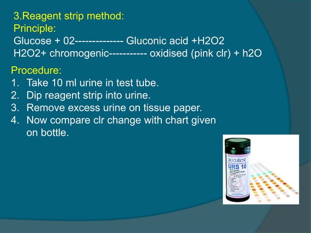 Chemical examination of urine 2 | PPT