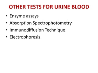 Chemical examination of urine (rgt strip) | PPTX