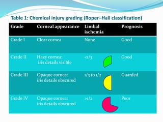Chemical eye trauma, By Dr. Safaa Refaat | PPTX